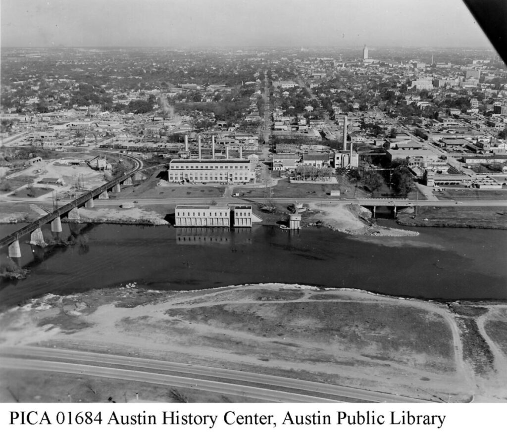 Seaholm Power Plant], photograph, [1951..] University of North Texas ...