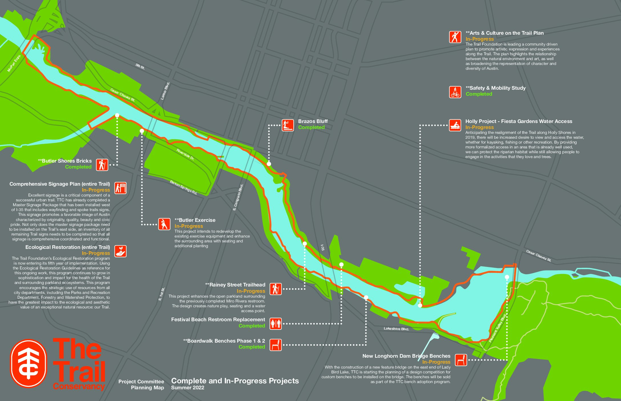 TTC Projects Map_2022 Update - The Trail Conservancy